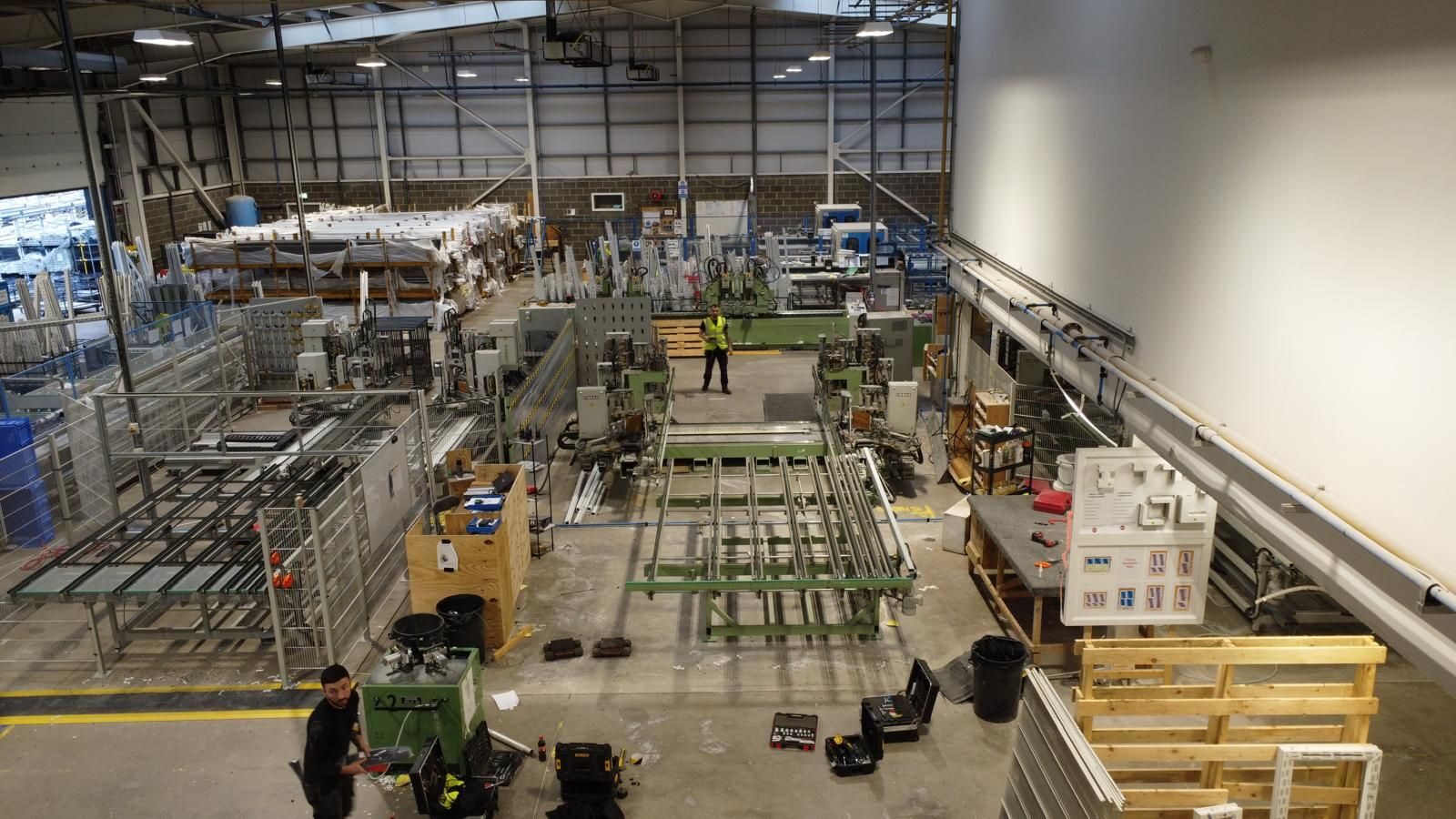 factory re-layout project | Scotia Windows And Doors